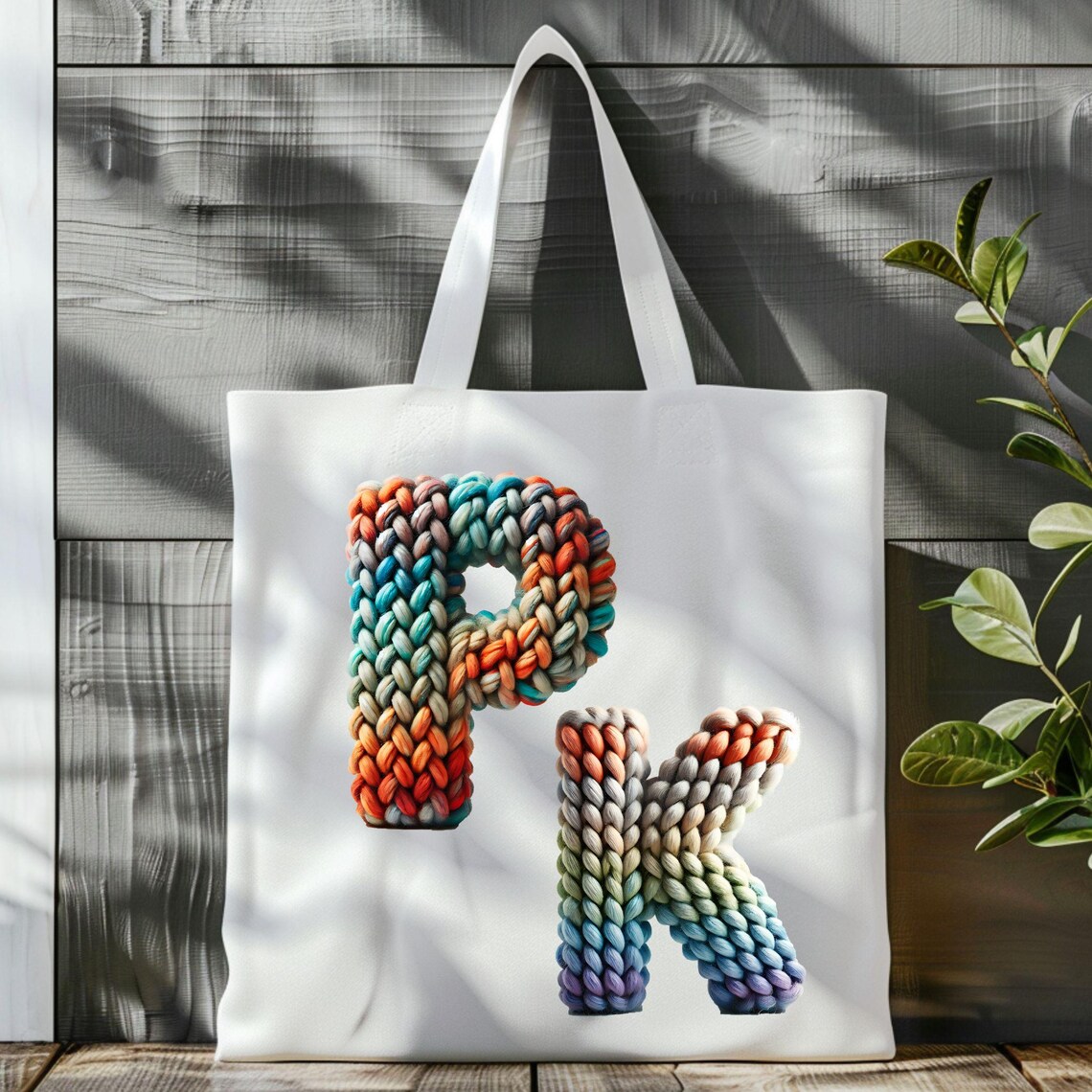 Cozy Knit Alphabet, Yarn Textured Letters, Knit Pattern Letters ...