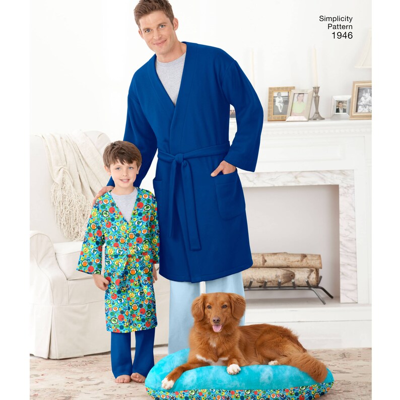 Simplicity Learn to Sew Child's Teen's & Adults' Robe Sewing Pattern ...