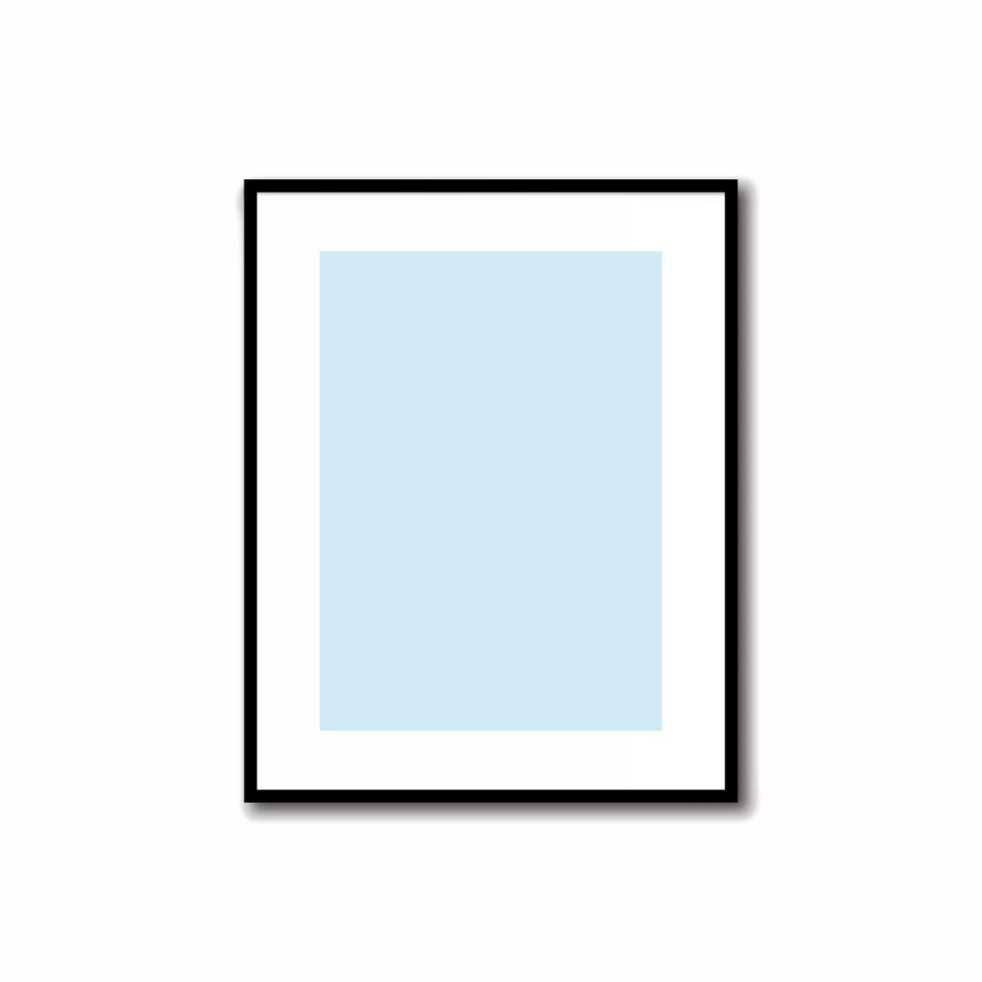 Pale Blue Lily Color Swatch Art | Minimal Wall Art | Digital Download ...
