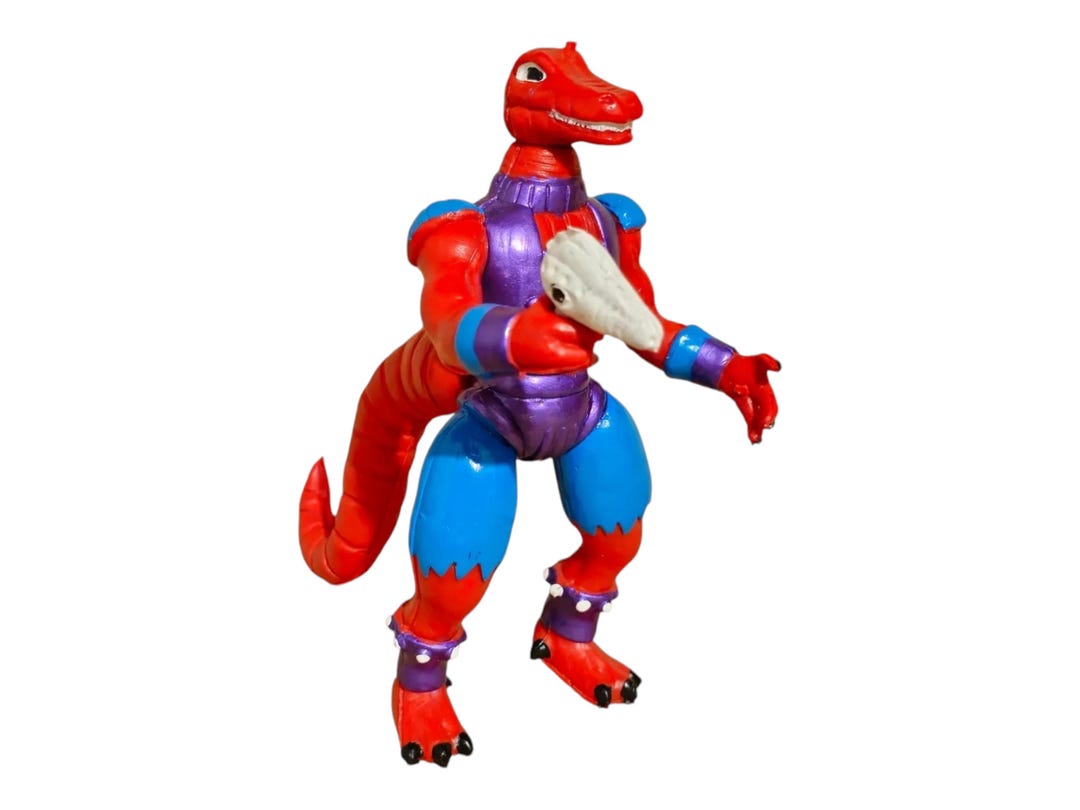 Dinosaucers Genghis Rex 8" Mexican Hard Plastic Toy Figure - Etsy