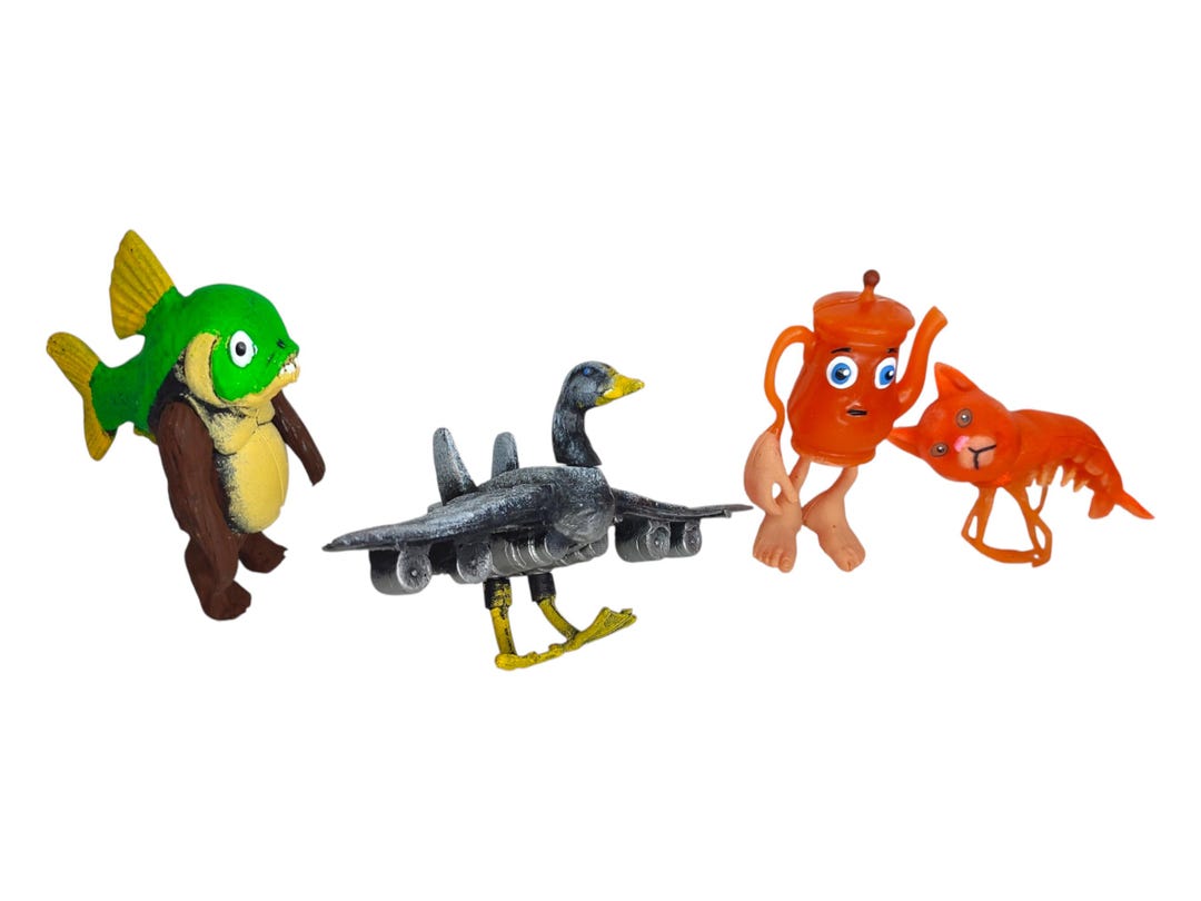 Italian Brainrot 4 Mexican Hard Plastic Toy Figures Trippi Troppi Ta ...