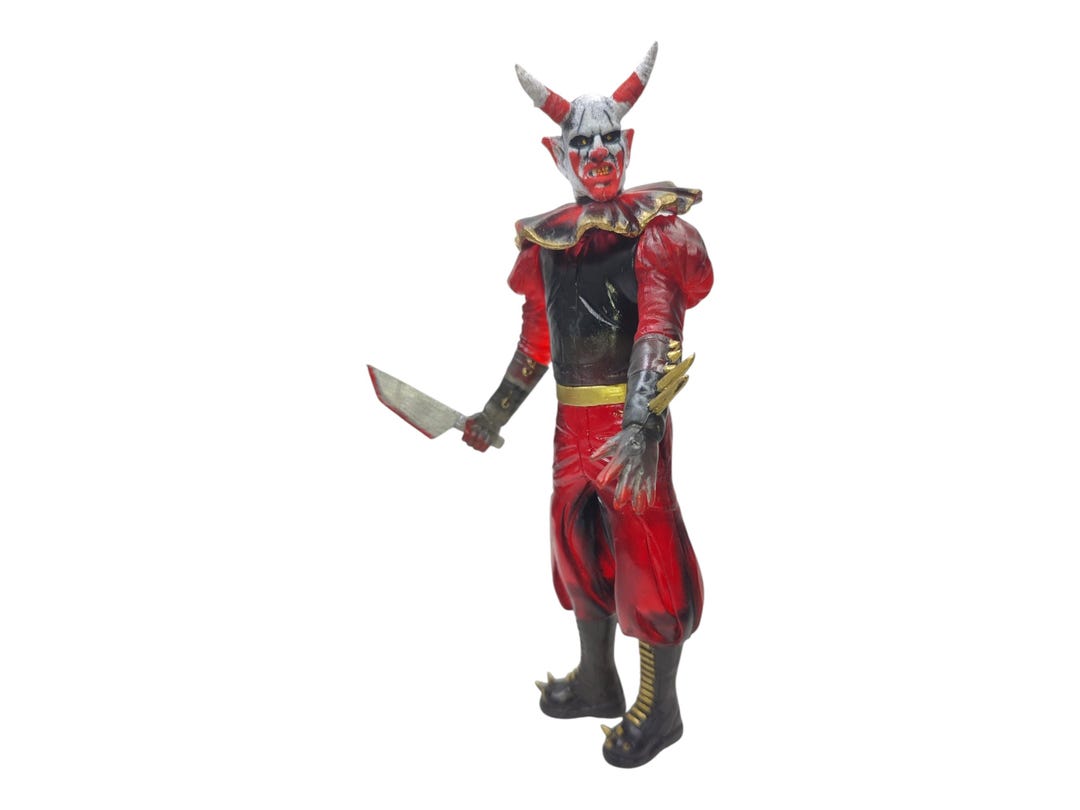 Deep Web Clowns Alfa Mexican 9" Hard Plastic Toy Figure Club Misterio ...