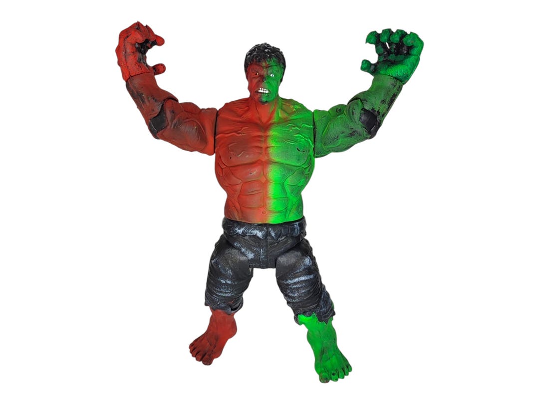 Hulk Compound 10" Hard Plastic Mexican Toy Figure Marvel Legends - Etsy