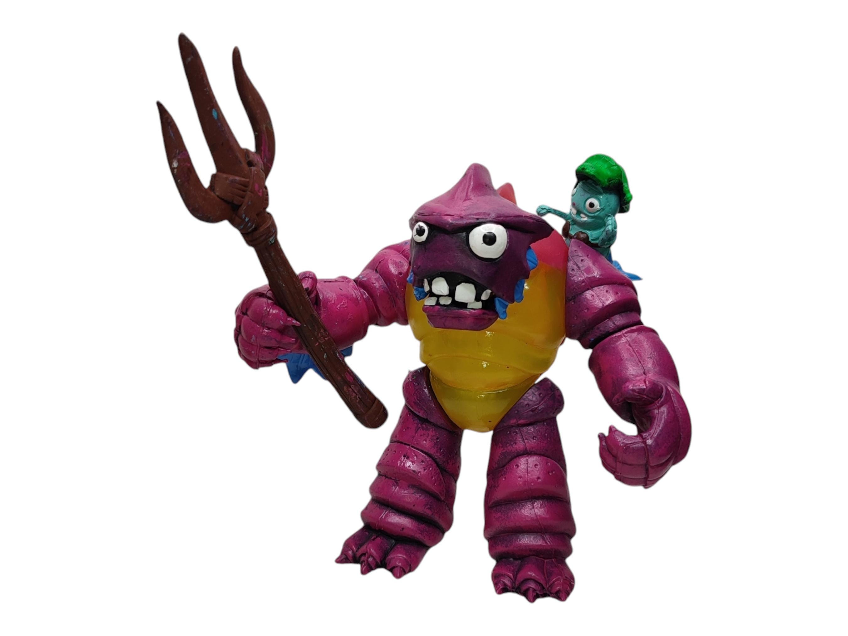 Plants Vs Zombies Zombiestein Triton 7" Mexican Hard Plastic Toy Figure ...