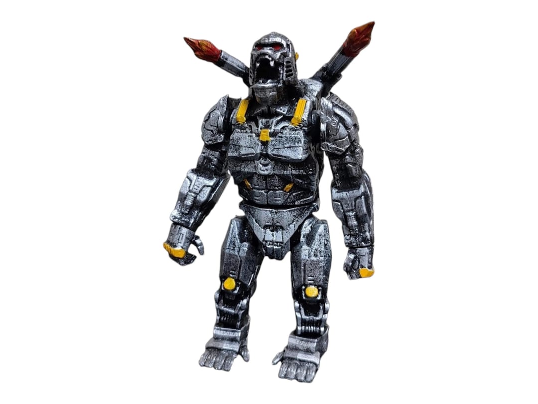 Mecha-kong 8" Mexican Hard Plastic Toy Figure Monster Robot - Etsy