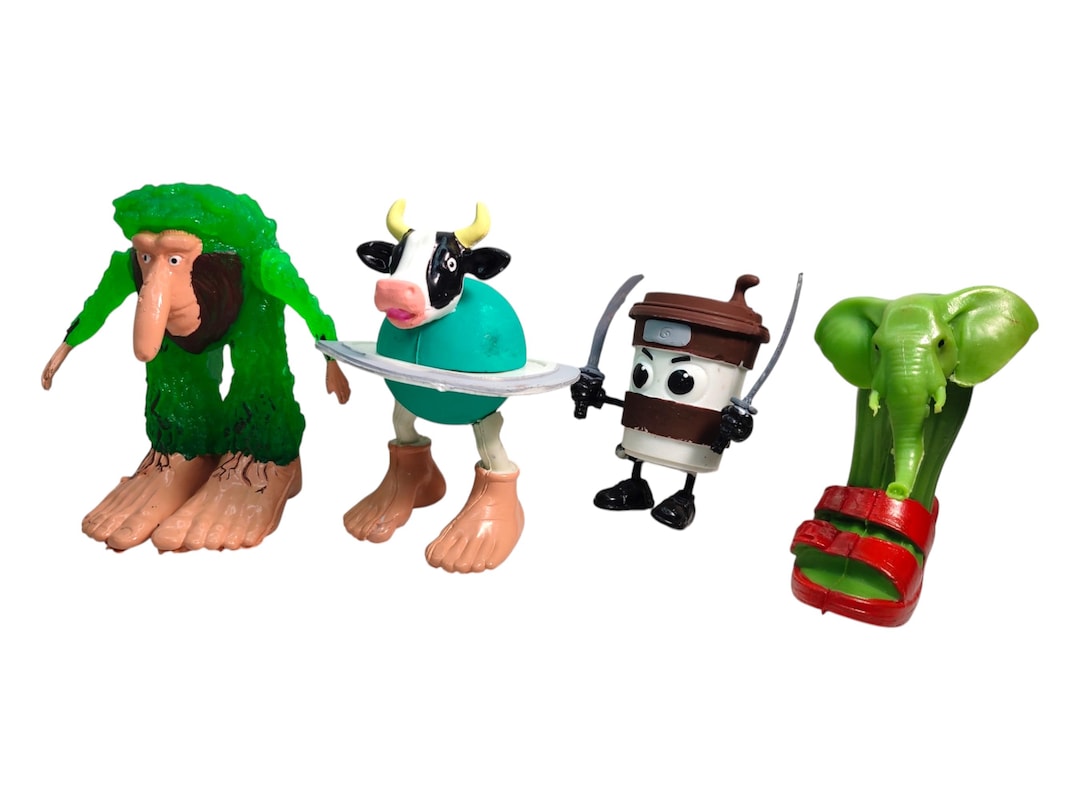 Italian Brainrot Mexican Toy Figures: Liril, Saturno, Vaca, Patapim - Etsy