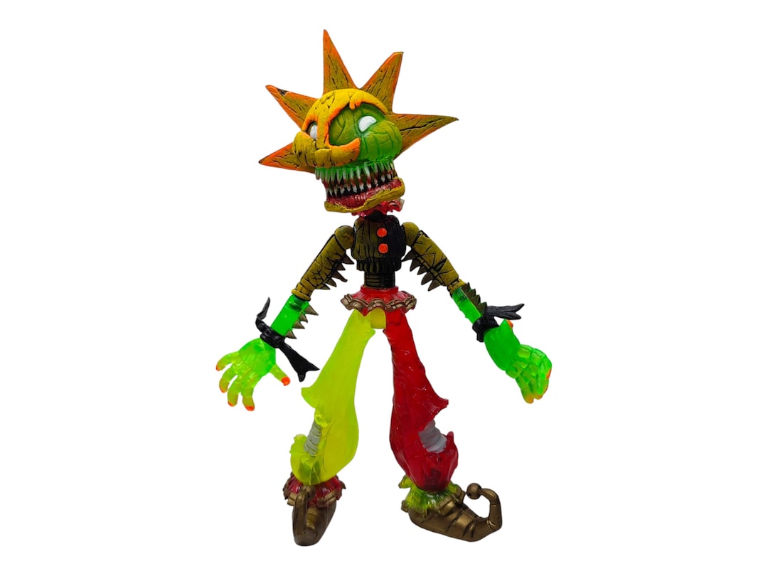 FNAF Five Nights at Freddys Twisted Sundrop 13 Hard Plastic Mexican Toy ...