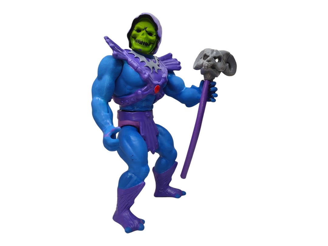 Skeletor 15" Havoc Staff Green Face Giant Jumbo Rare Mexican Vinyl ...