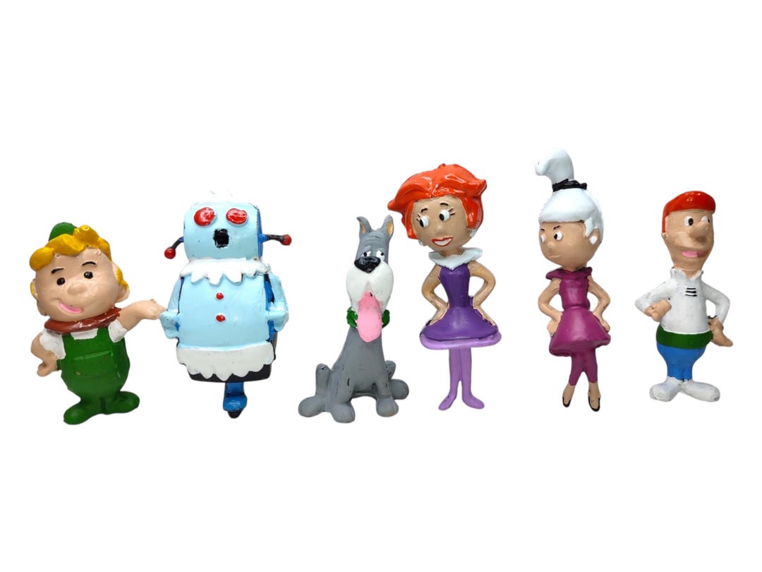 Vintage Style the Jetsons Figures 4” Set of 6 – Hanna-barbera ...