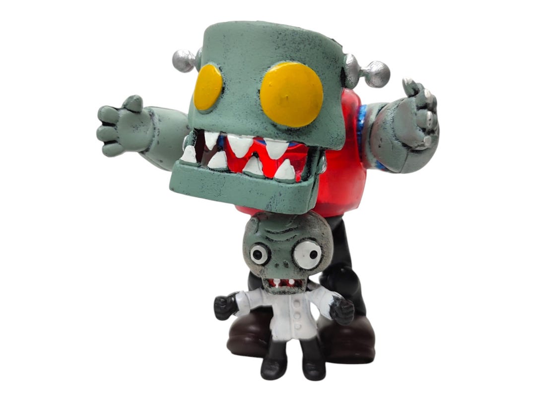 Plants Vs Zombies PVZ Dr. Zomboss Mini 4" Mexican Hard Plastic Toy ...