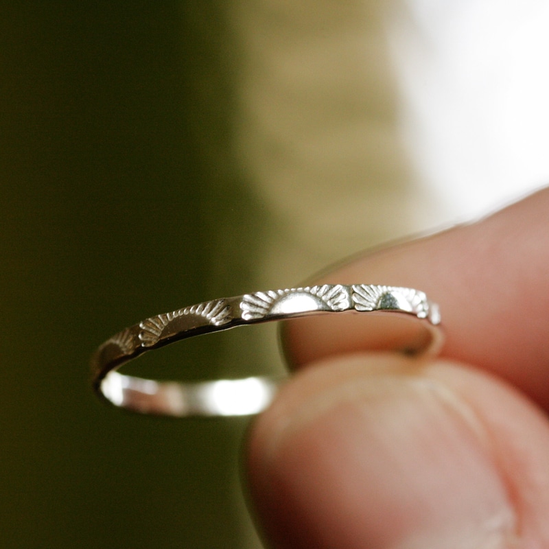 Dainty Silver Ring - Etsy