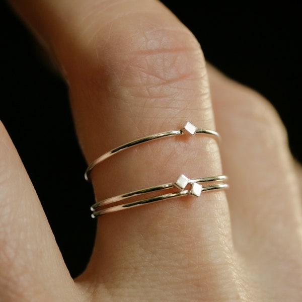 Small Diamond Ring - Etsy