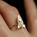 Dainty Rocket Ring- Handmade Celestial Space Jewelry- Minimalist ...