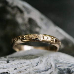 Hand Stamped Sun Ring- Sunshine Band- Positive Jewelry- Half Round ...