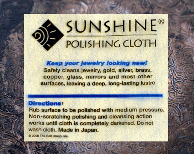 Jewelry Polishing Cloth Sunshine Polishing Cloth Large Size Sterling ...
