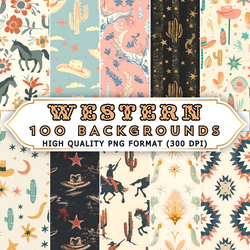 Western Pattern - Etsy