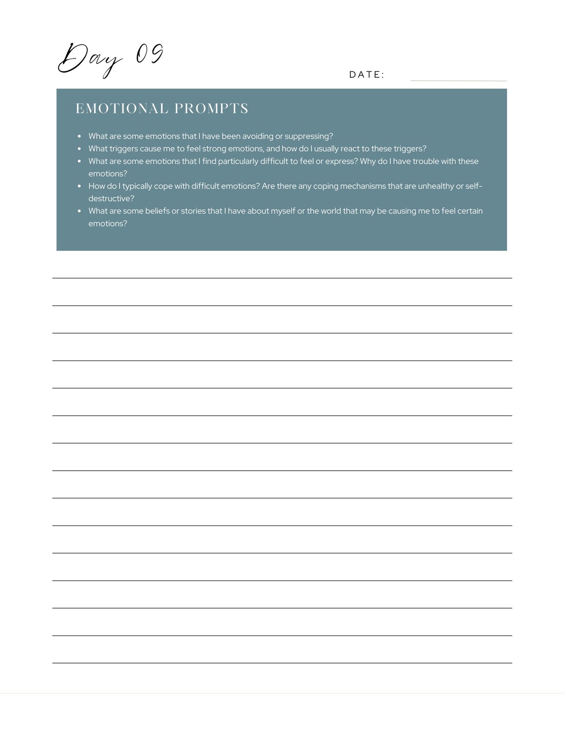 Embrace the Shadow 30-day Self-coaching Journal - Etsy