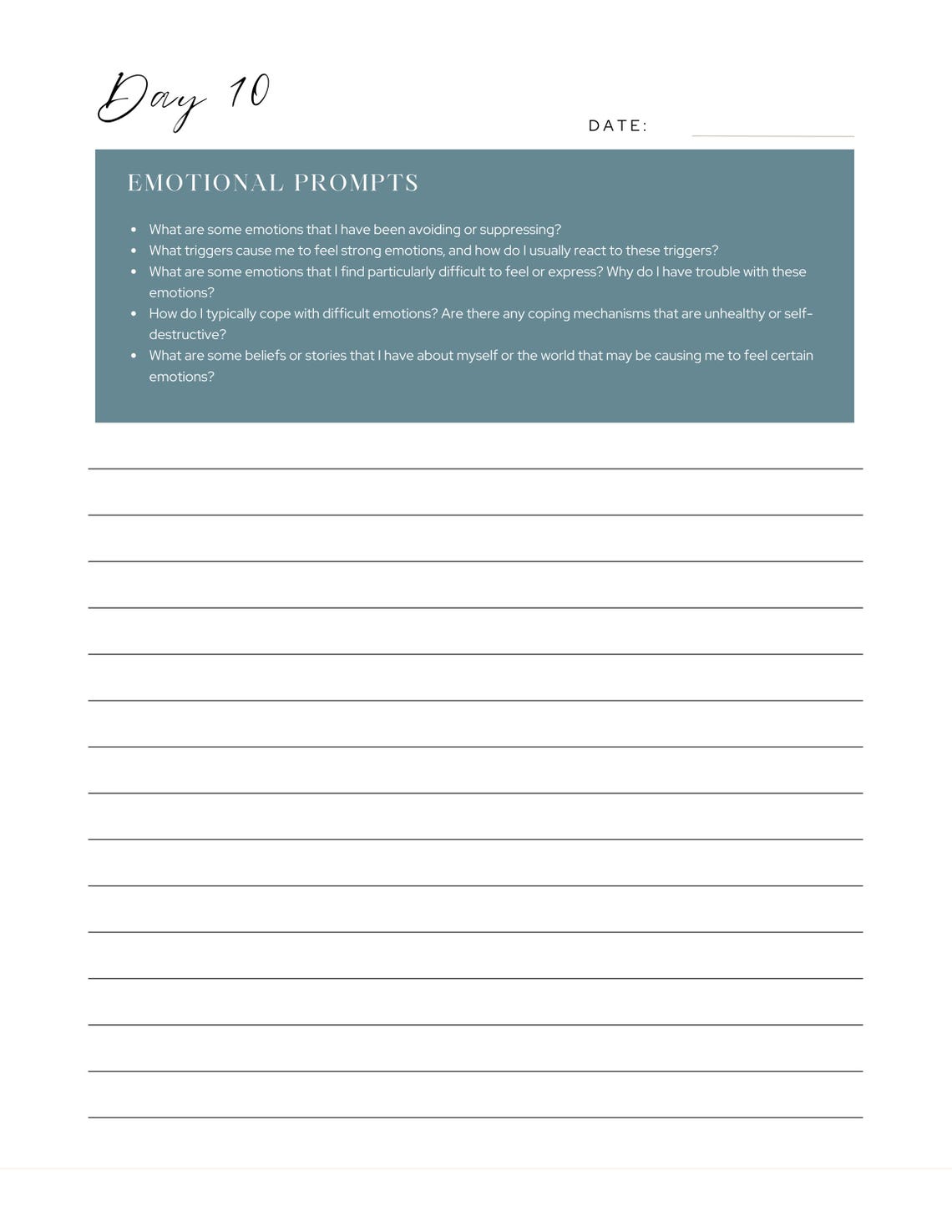 Embrace the Shadow 30-day Self-coaching Journal - Etsy