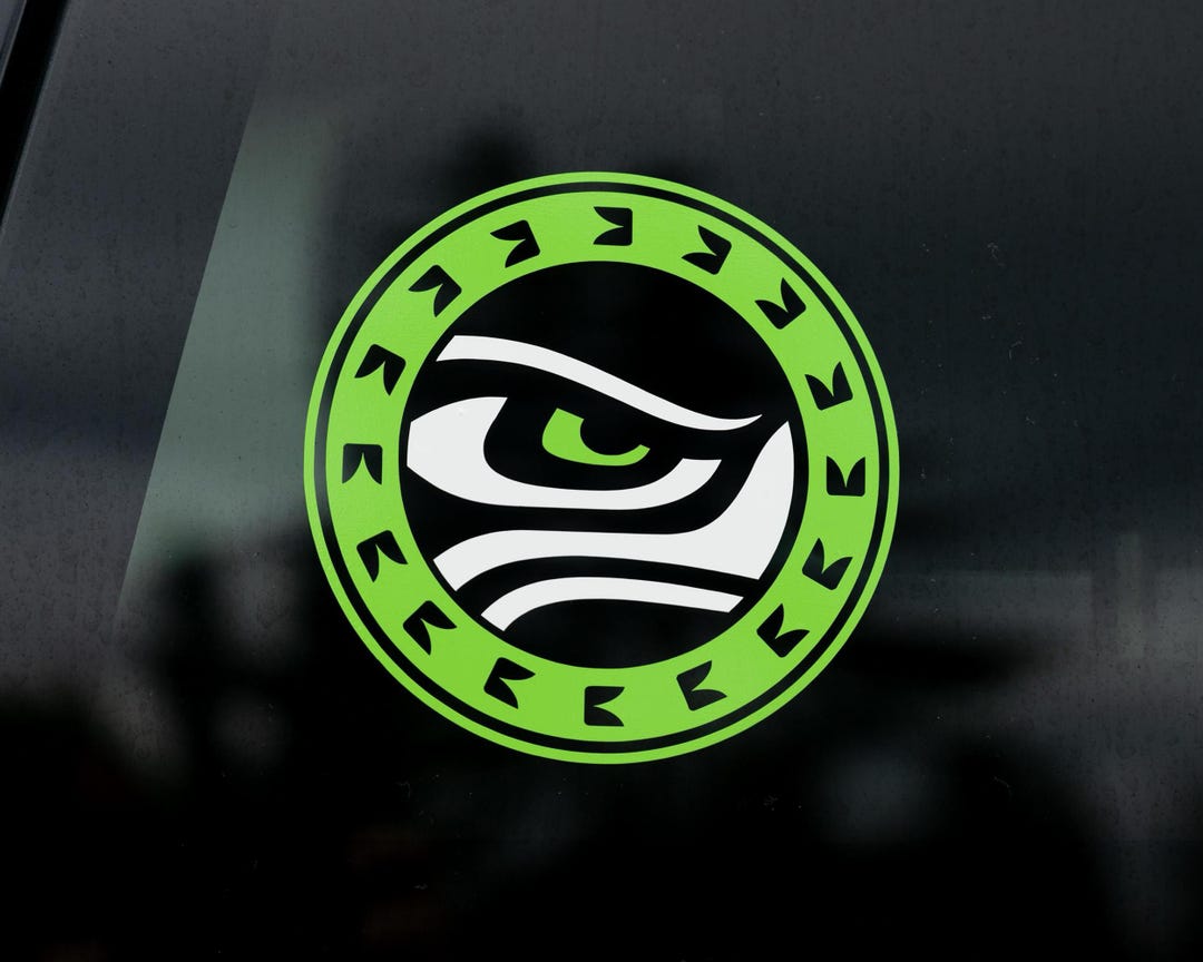 Seahawks Vinyl Die-cut Decal Sticker 2 Colors - Etsy
