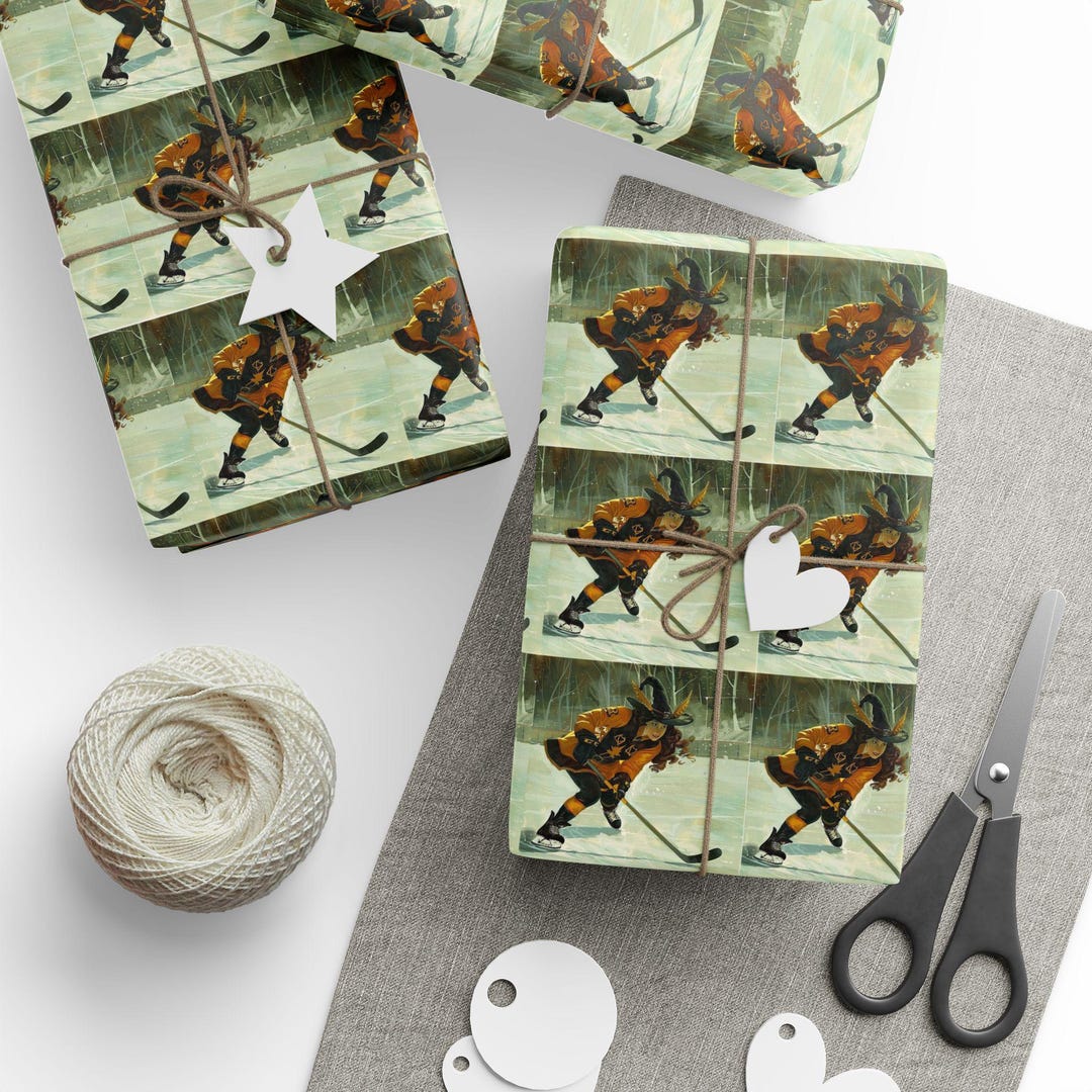 Witch Hockey 3 | Custom Wrapping Paper | Gifts for Everyone | Birthday ...