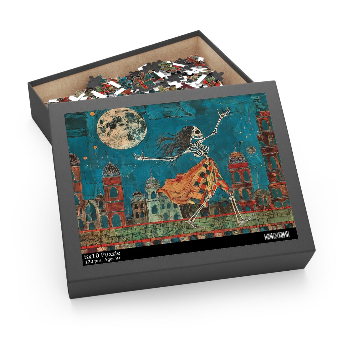 Skeleton Dancing 1 | Idle Family Puzzle (120, 252, 500-piece) | Jigsaw ...