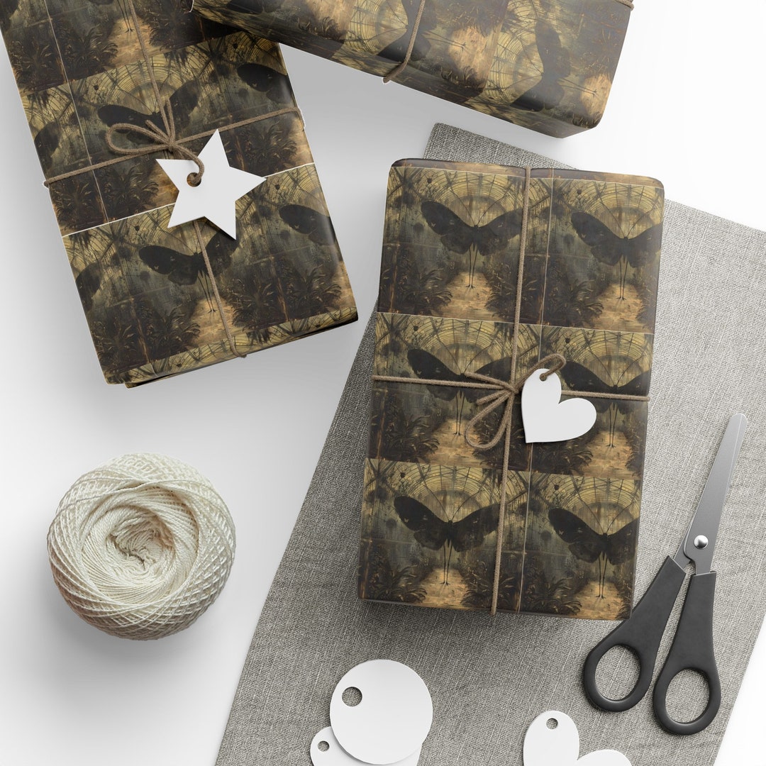 Mothman Botanical Gardens 1 Custom Wrapping Paper Gifts for Everyone ...