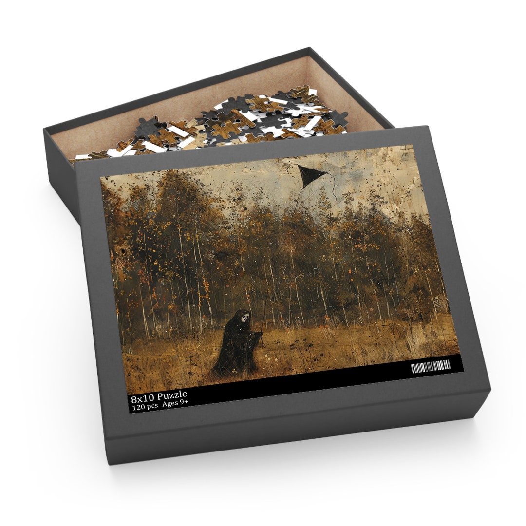 Grim Reaper Flying Kite 1 Idle Family Puzzle 120, 252, 500-piece Jigsaw ...