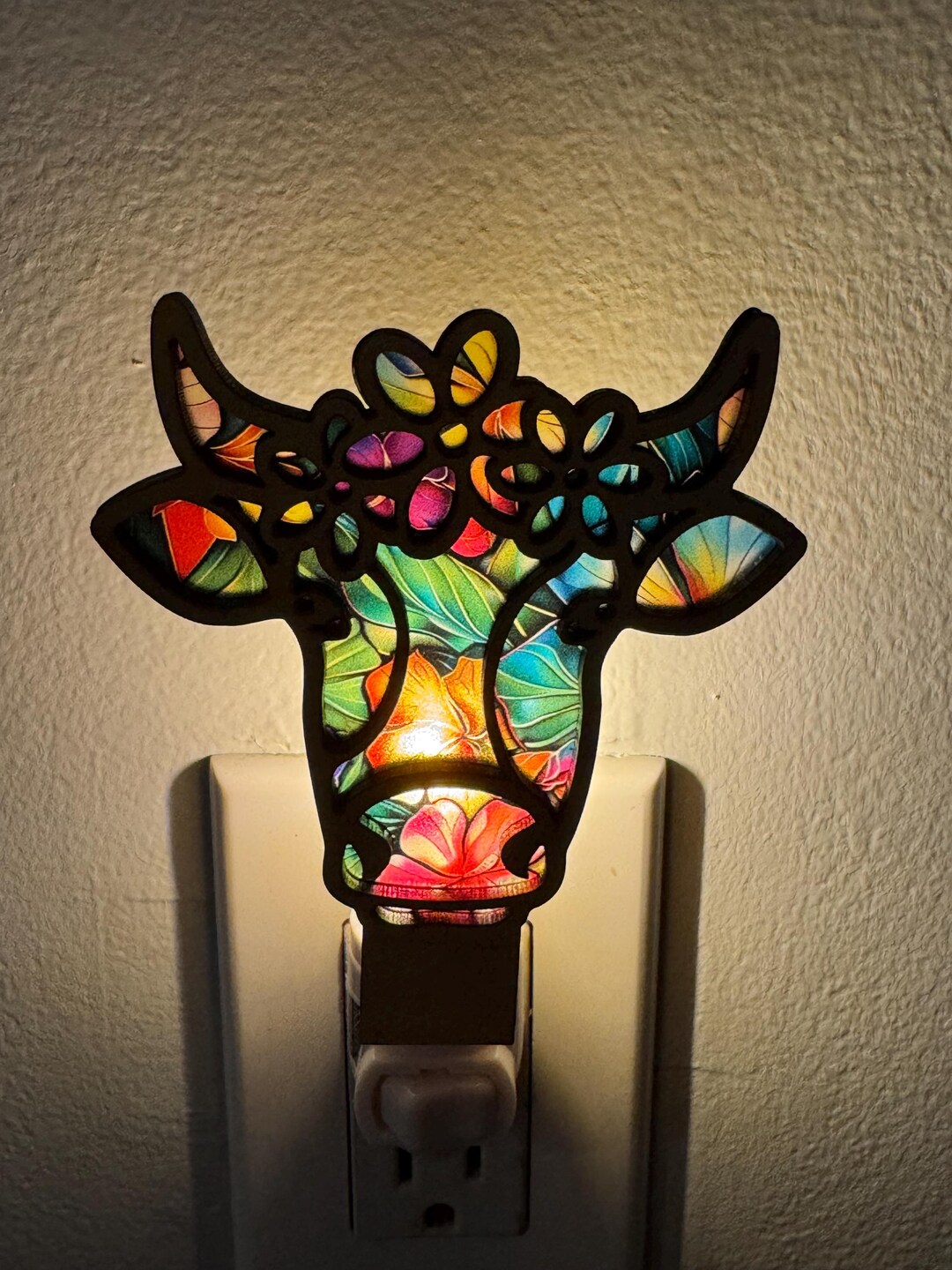 Cow Night Light, Cow Nightlight, Cow Decor, Night Light for Adults, Cow ...