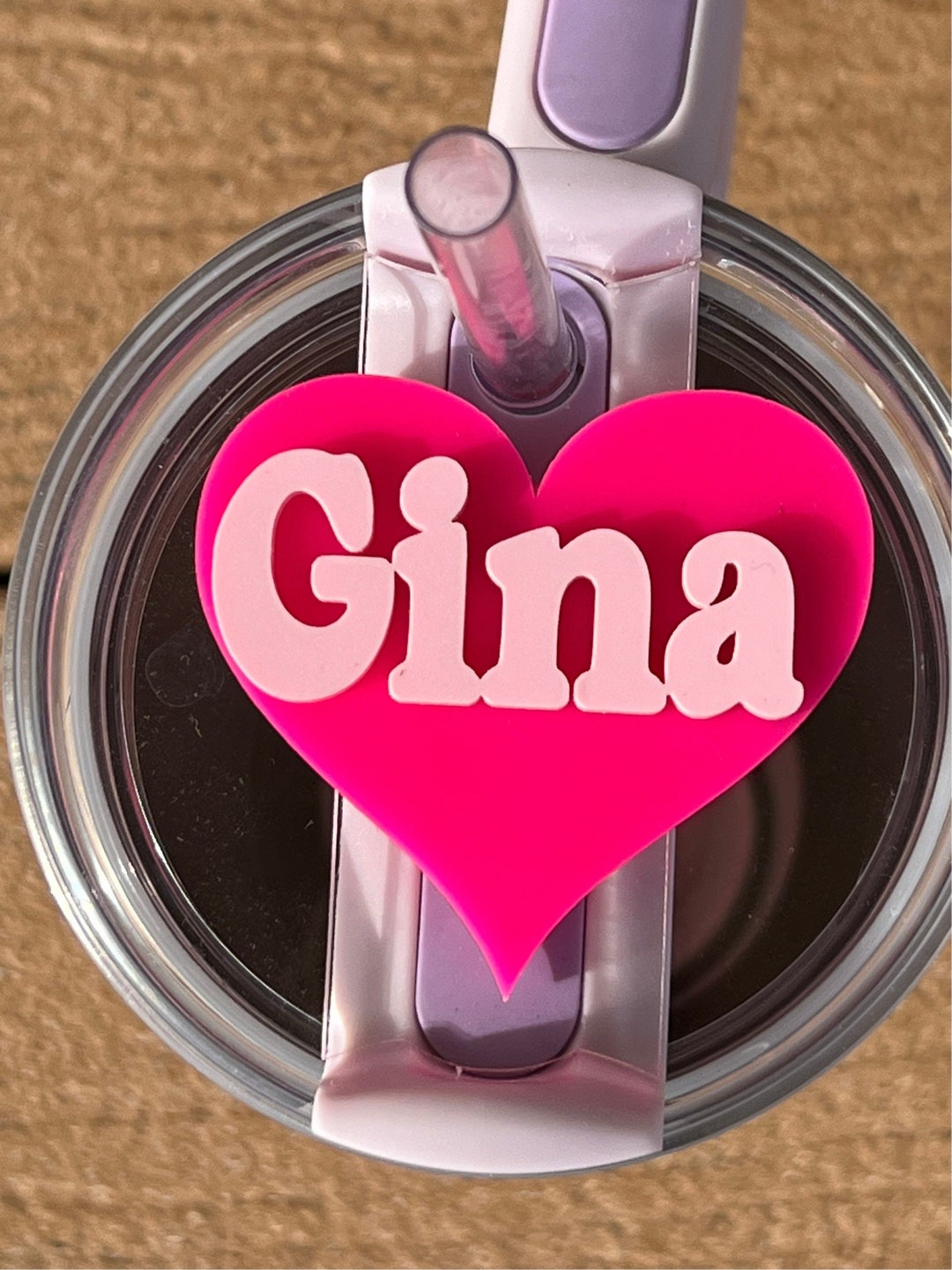 Valentines Stanley Nameplate, 30 Oz Stanley Accessories, Heart Stanley ...