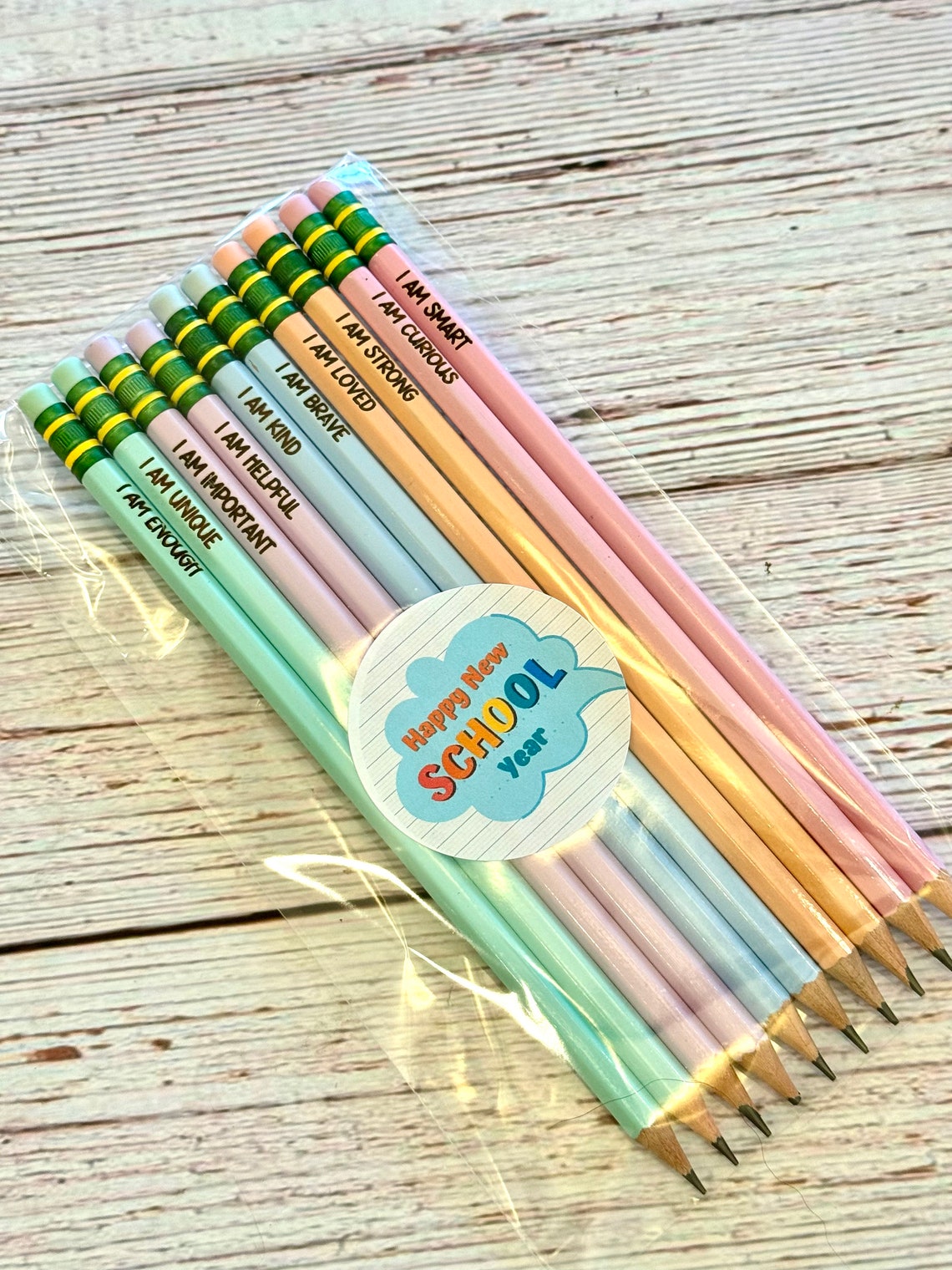Affirmation Pencils for Kids, Pencils With Quotes, Engraved Pencils ...