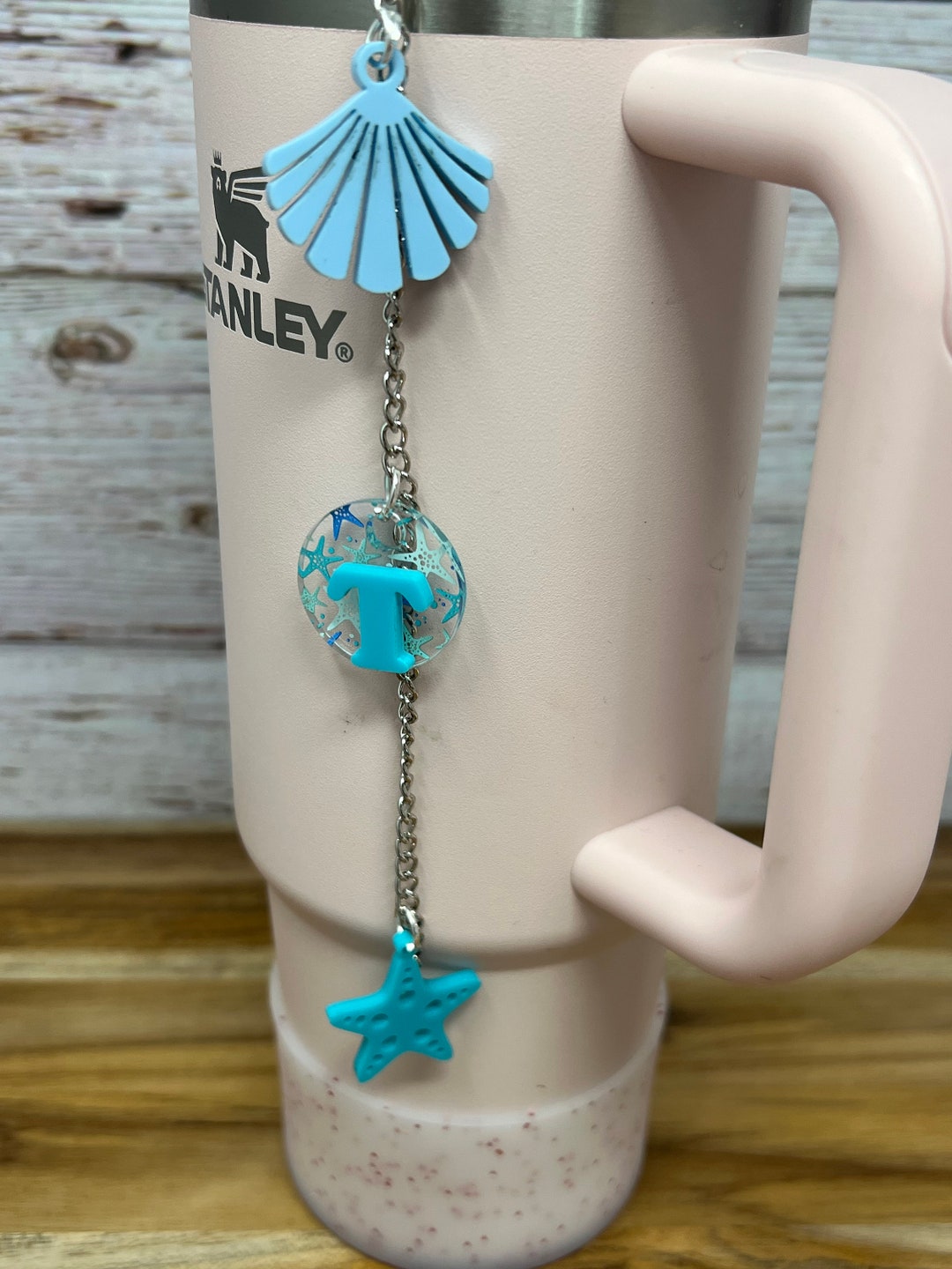 Straw Charms for Stanley, Seashell Straw Topper, Stanley Cup Charm ...