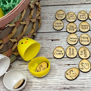 Easter Tokens, Easter Coins for Kids, Easter Basket Tokens, Easter Egg ...