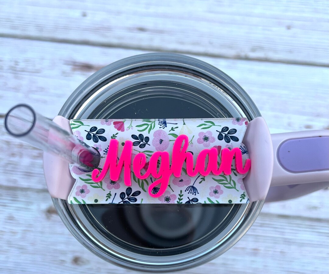 Stanley Cup Name Plate, 40 Oz Acrylic Tumbler Tag, Easter Basket ...