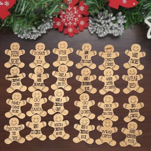 Christmas Activity Tokens, Christmas Countdown Activities for Kids ...