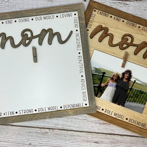Mother’s Day Picture Frame, Mom Picture Frame, Mom Frame, Gift for Mom ...