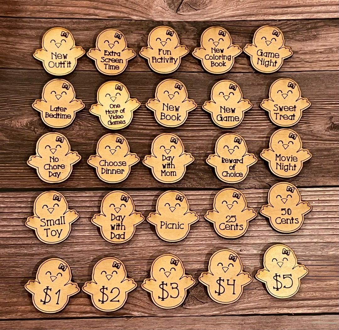 Easter Tokens, Easter Coins for Kids, Easter Bunny Tokens, Easter Bunny ...