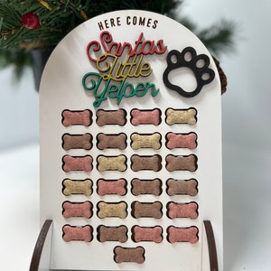 Advent Calendar for Dogs, Dog Treat Christmas Countdown, Puppy ...