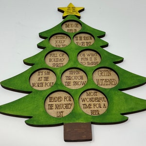 Shot Glass Flight Board, Tequila Flight Board Tray, Christmas Alcohol ...