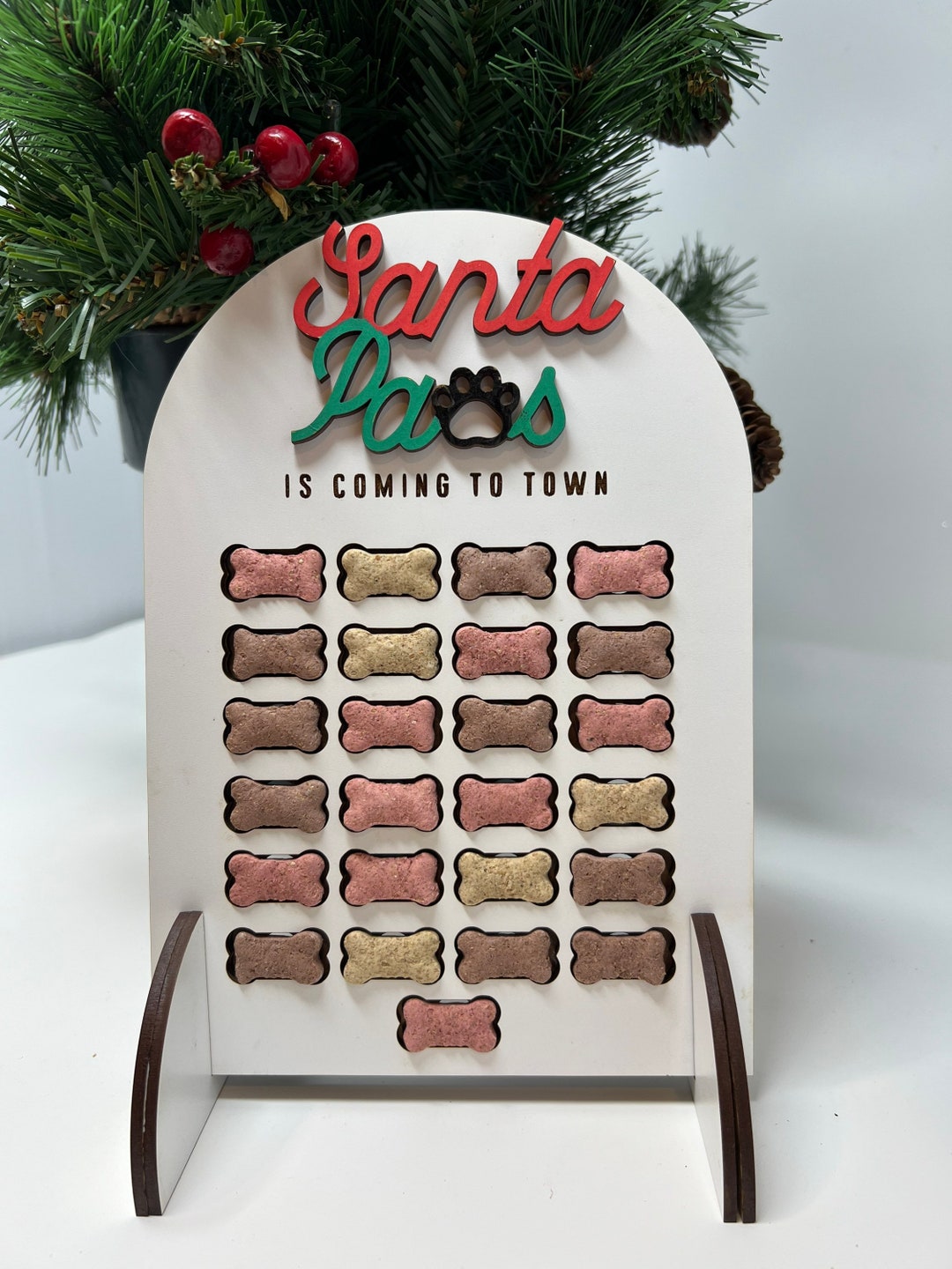 Advent Calendar for Dogs, Dog Treat Christmas Countdown, Puppy ...