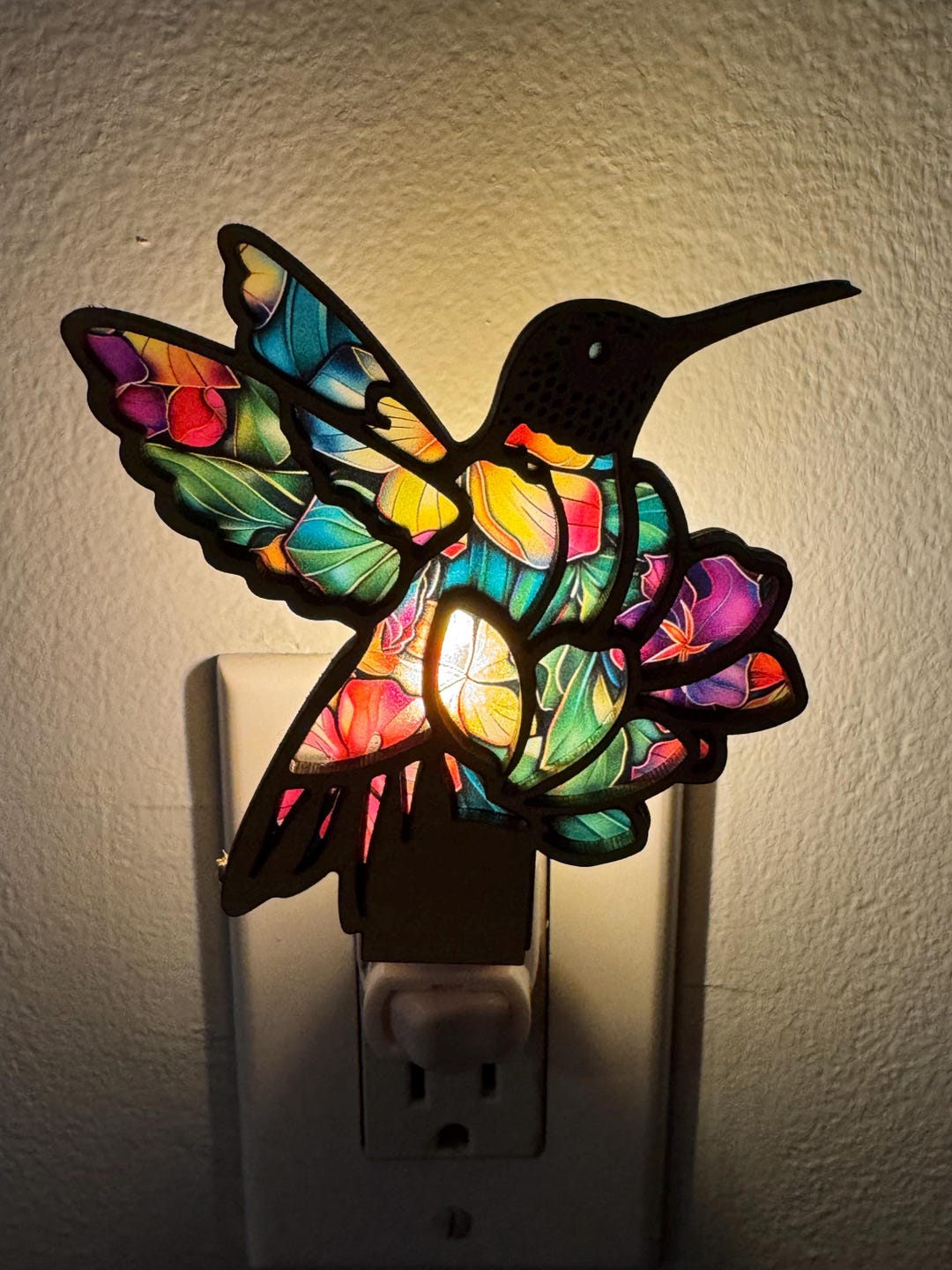 Hummingbird Night Light, Hummingbird Decor, Hummingbird Gifts for Mom ...