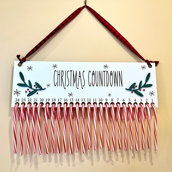 Christmas Candy Calendar - Etsy
