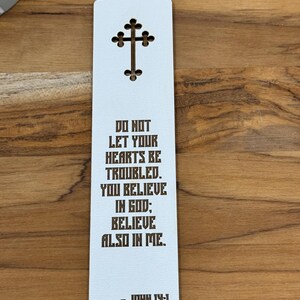 Bible Verse Bookmark, Religious Bookmark, the Lord is My Shepherd ...