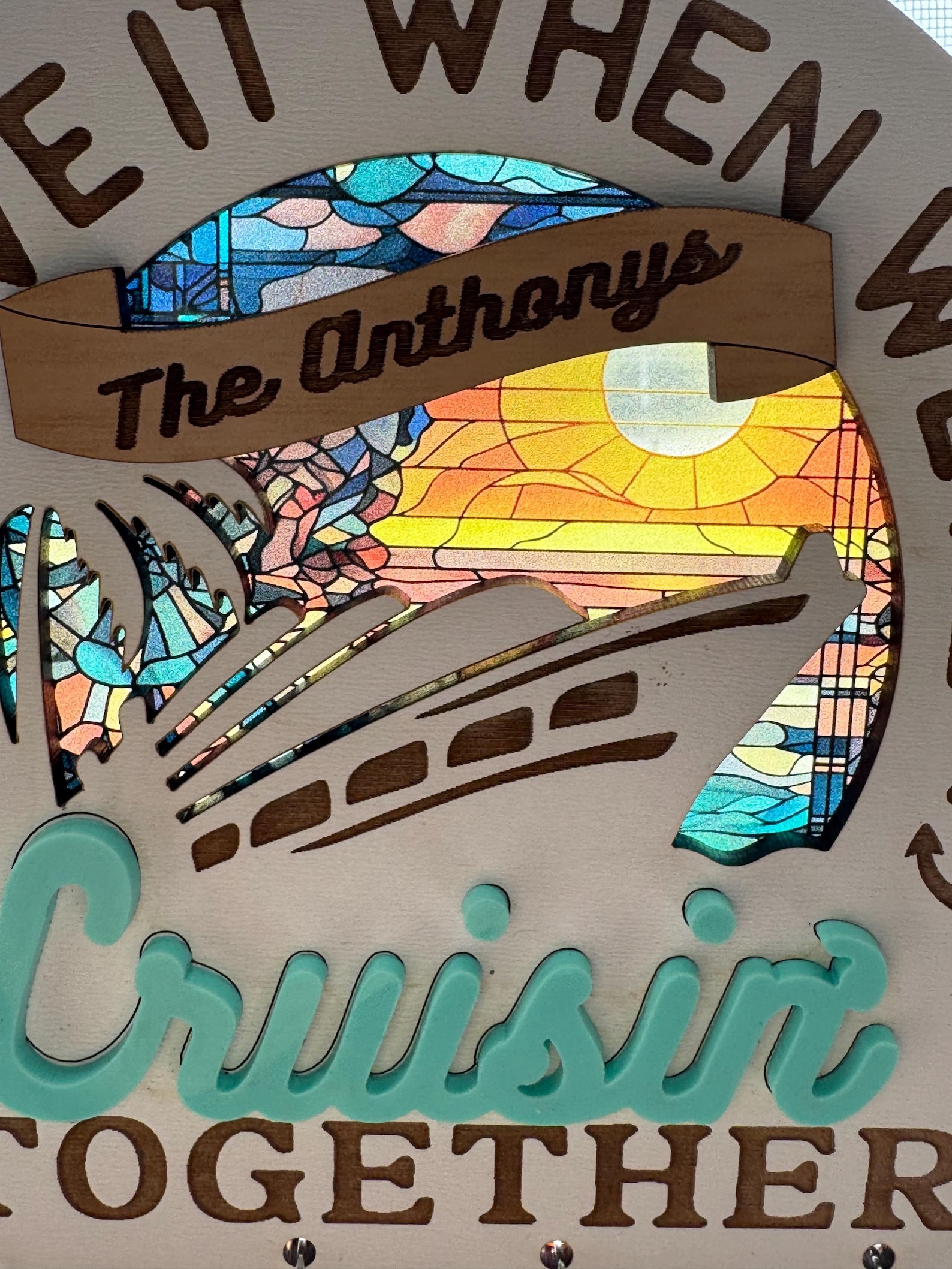 Cruise Door Sign, Cruise Door Name Magnet, Cruiser Tracker Plaque ...