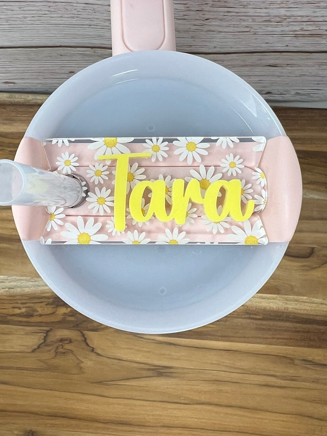 Yellow Stanley Name Plate, Daisy Stanley Name Plate, Bumble Bee Stanley ...