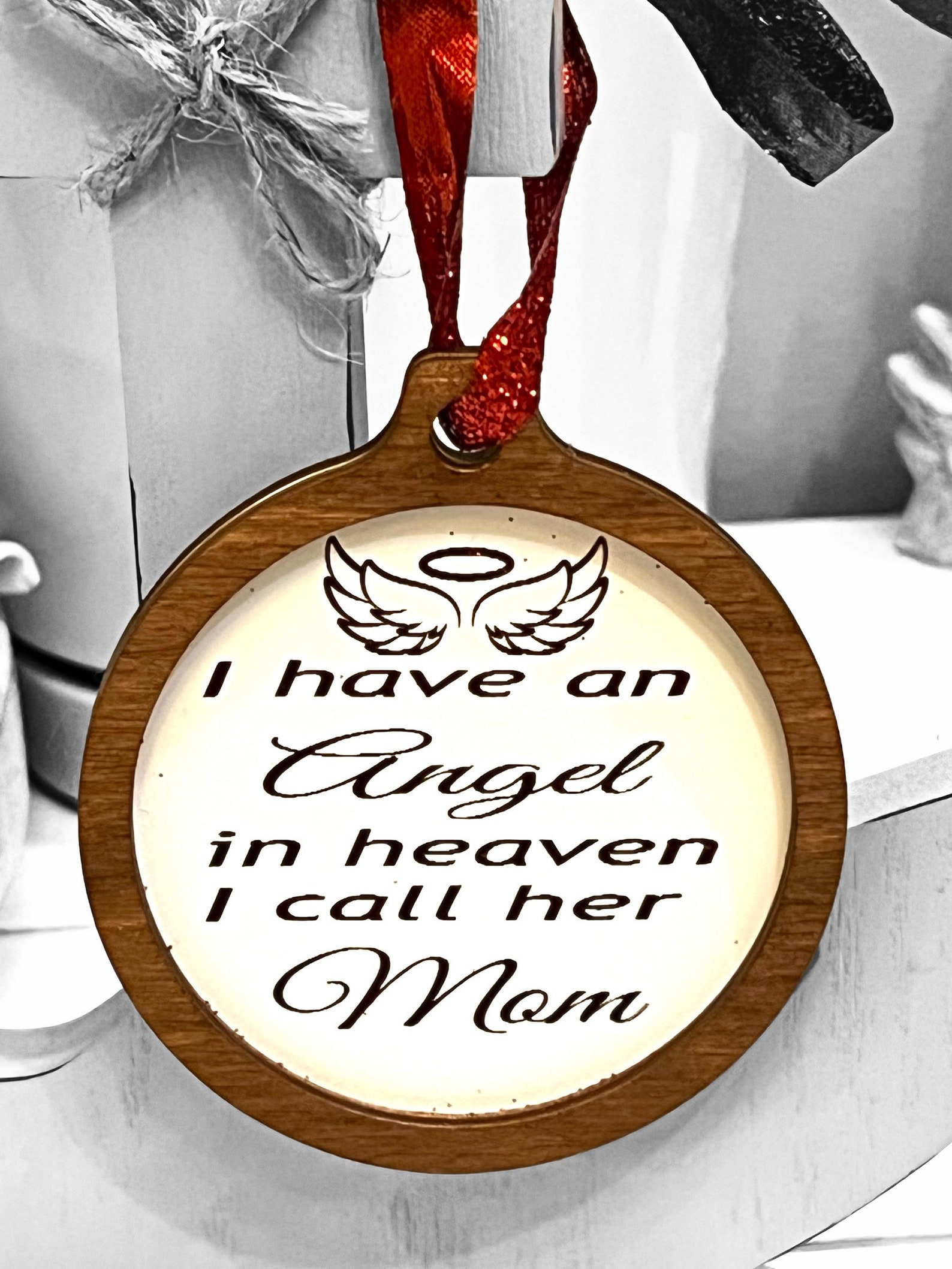 Angel Ornament SVG Angel Memorial Ornament File Angel - Etsy