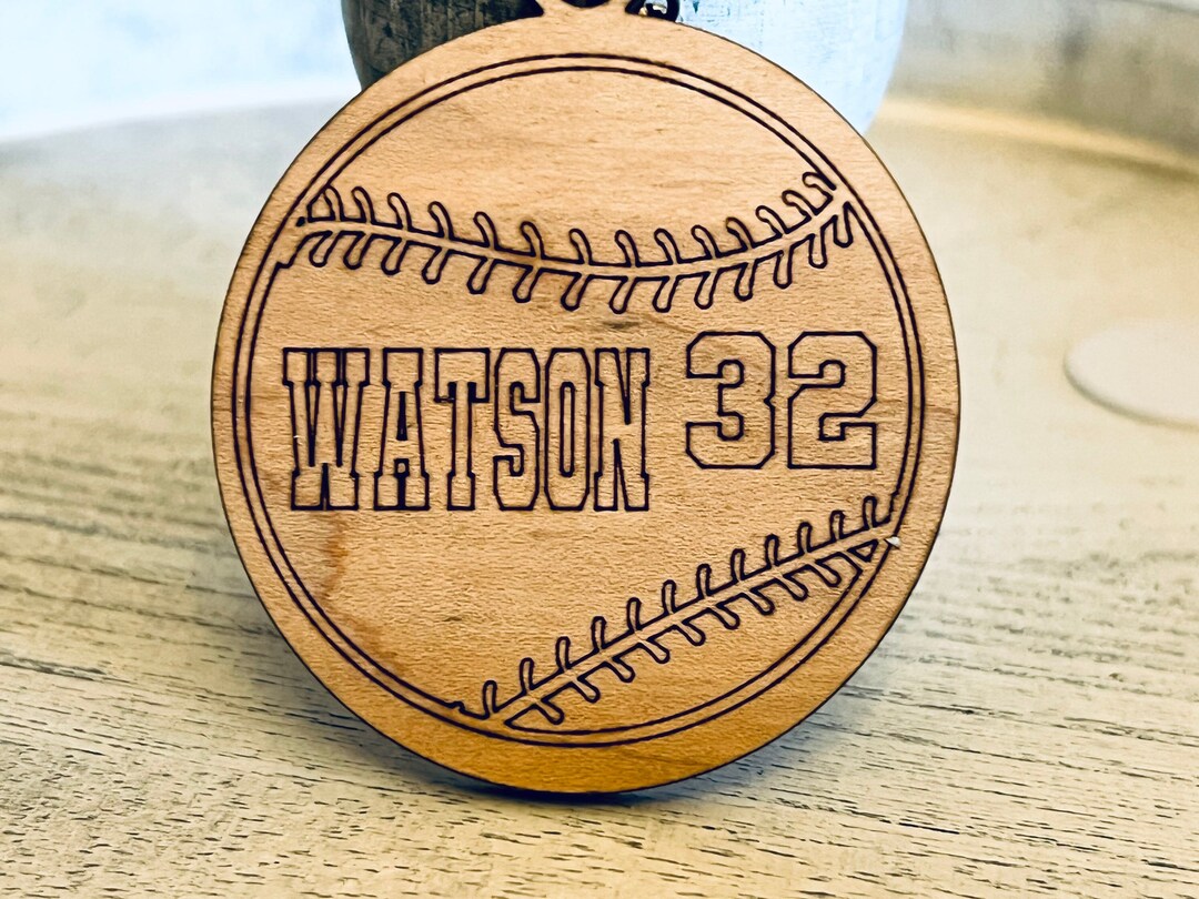 Baseball Keychain With Name, Baseball Keychain With Number, Softball ...