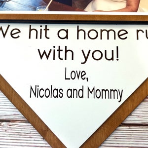 Baseball Sign Svg, Home Run Svg, Baseball Picture Frame Svg, Baseball ...