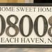 Zip Code Sign Housewarming Gift, Town Sign, Custom Town Sign, Hometown ...