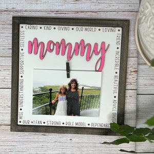Mother’s Day Picture Frame, Mom Picture Frame, Mom Frame, Gift for Mom ...
