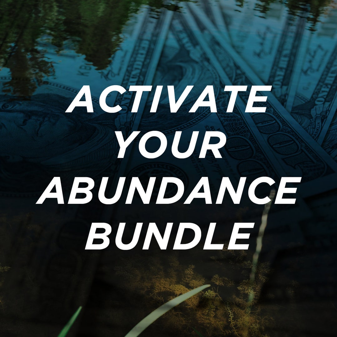 Abundance Activation Bundle: Lesson Affirmations Meditation EFT Tapping Guide Welcome Love ...